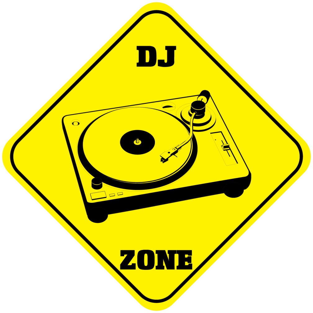 Dj Zone Crossing Funny Metal Aluminum Novelty Sign | eBay